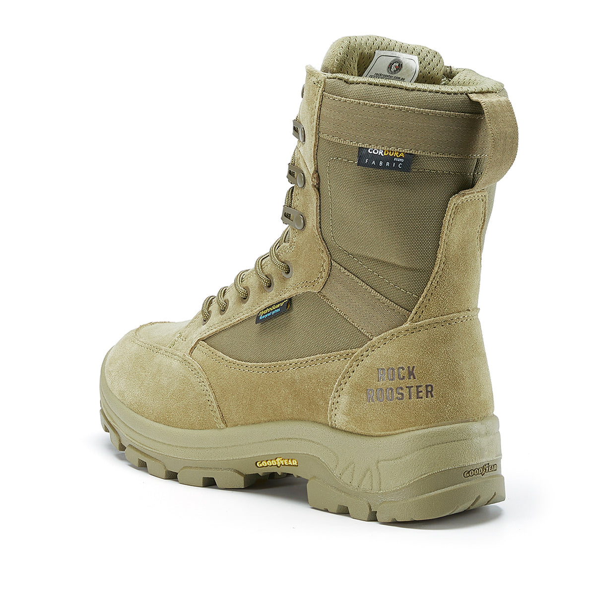 ROCKROOSTER M.G.D.B. 8 inch Coyote Soft Toe Waterproof Tactical and Law ...